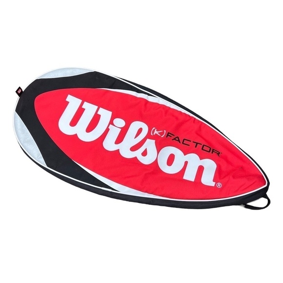 Wilson | Bags | Wilson K Factor Red Black And White Tennis Racket ...